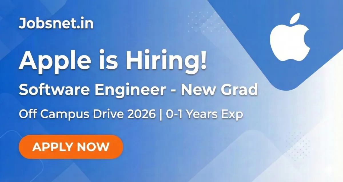 Apple Off Campus Drive 2026 - Hiring New Grads As Software Engineer ...